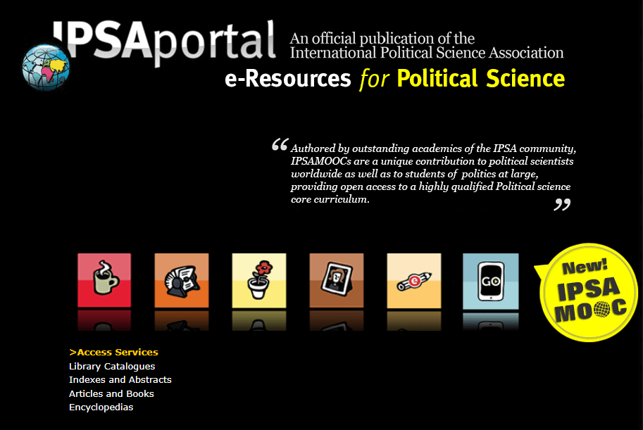 IPSAPortal: e-Resources for Political Science | IPSA