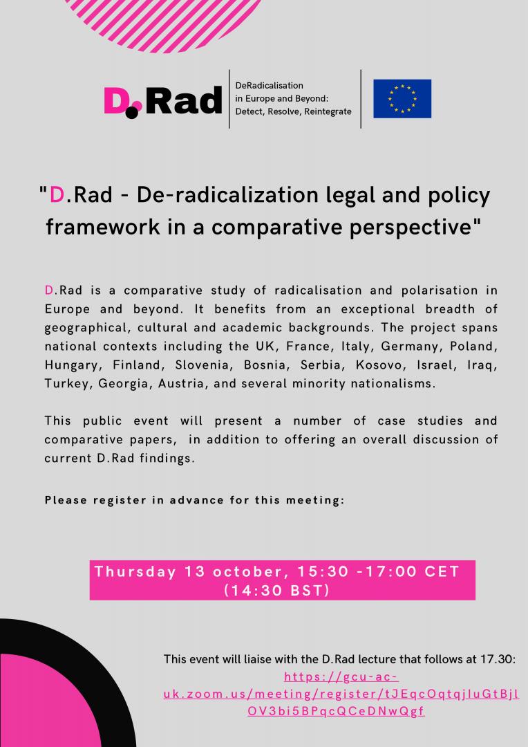 D.Rad - De-radicalization legal and policy framework in a comparative ...